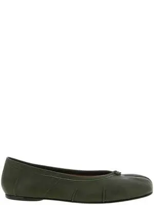 MAISON MARGIELA Tabi Leather Ballerina Flats With Tabi Toe