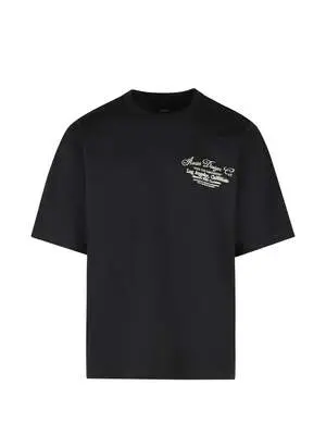 Amiri Dreamers Chain Stitch Oversized T-shirt - Black
