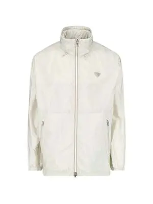 Prada Zip-front Stand Collar Jacket
