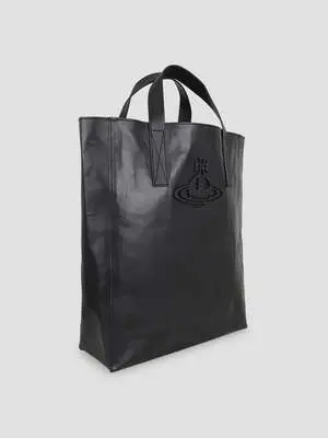 VIVIENNE WESTWOOD Medium Tote Handbag - Black