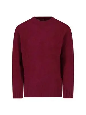 Howlin' 100% Fine Wool Crewneck Sweater - Red