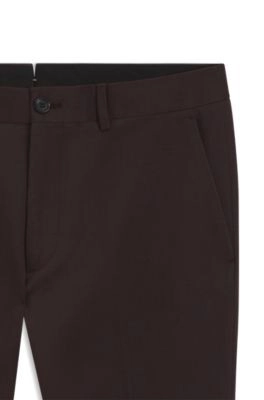 BOSS Slim-fit Cotton-blend Pants