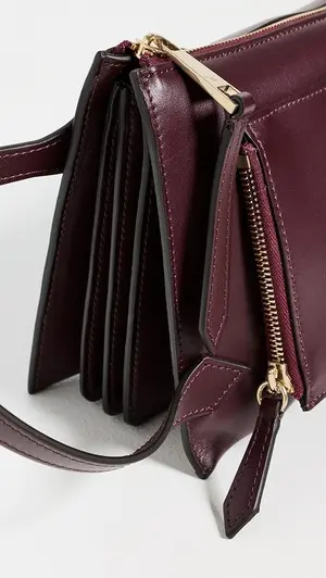 TWP Leather Accordion Clutch