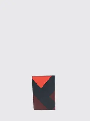 Loewe Anagram Compact Bifold Wallet In Bicolour Calfskin Leather