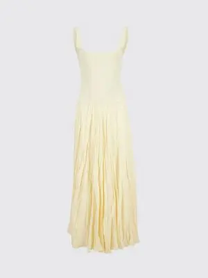 Johanna Ortiz Off-shoulder Crinkled-effect Linen And Cotton-blend Midi Dress - Ecru