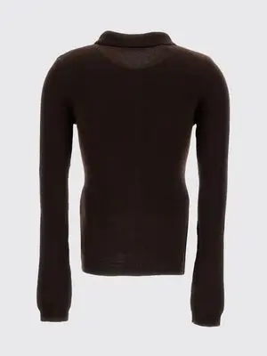 ROTATE BY BIRGER CHRISTENSEN Slim Fit Wool And Cashmere Blend Cardigan With Classic Collar
