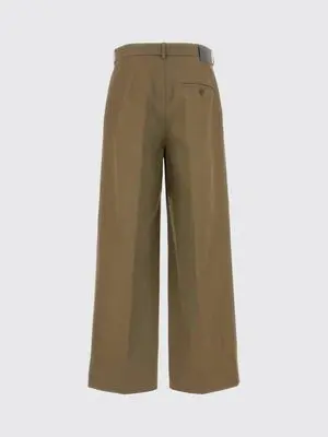 Balenciaga Wide-leg Cotton Chino Trousers With A Mid-rise Waist - Beige