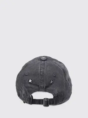 GOLDEN GOOSE Denim Baseball Cap With Studs And Embroidered Logo