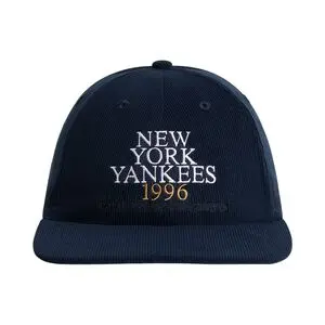 Kith X '47 For The New York Yankees Corduroy Curve Clean Up Cap 'nocturnal - Blue