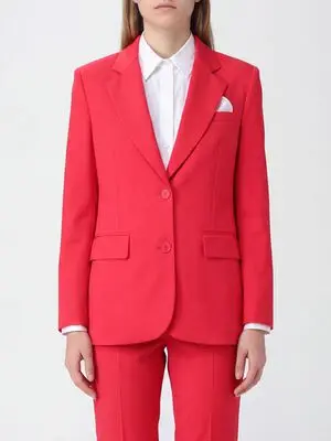 Elisabetta Franchi Single-breasted Cropped Crêpe Blazer With Lapel Collar