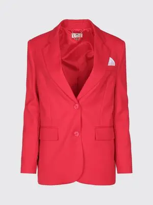 Elisabetta Franchi Single-breasted Cropped Crêpe Blazer With Lapel Collar