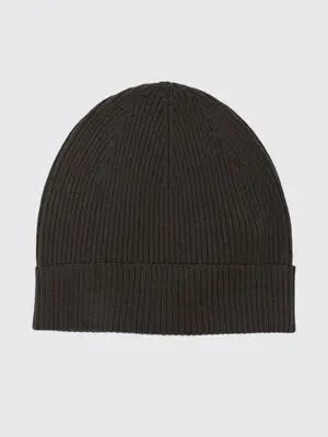 Rick Owens Pure Virgin Wool Beanie With A Classic Design And Cuff - Grey