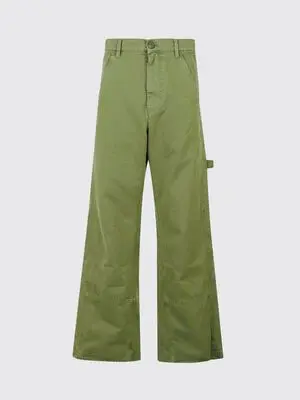 Marni High-waisted Wide-leg Trousers In Cotton Jersey With Belt Loops