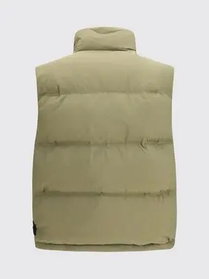 Stone Island Padded Water-repellent Cordura® Nylon Vest With Funnel Neck - Military