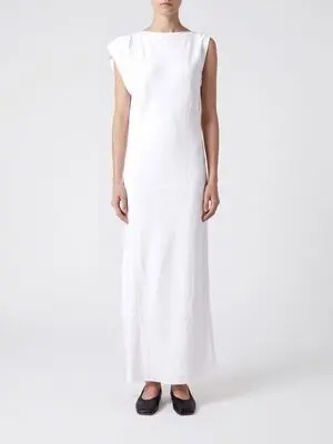 Jacquemus One-shoulder The Drap Longue Gown In Viscose Blend