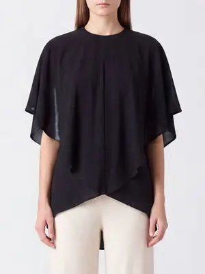 Jacquemus Relaxed Fit Crêpe Blouse With Asymmetric Hem