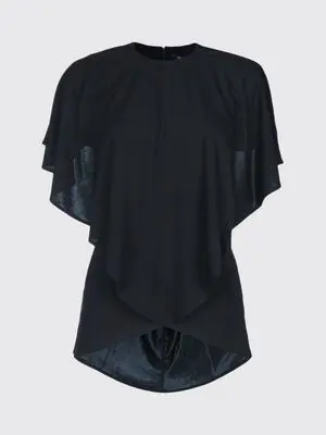 Jacquemus Relaxed Fit Crêpe Blouse With Asymmetric Hem
