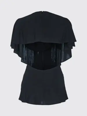 Jacquemus Relaxed Fit Crêpe Blouse With Asymmetric Hem