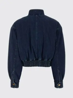 JIL SANDER Cropped Relaxed Fit Cotton Bomber Jacket
