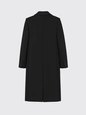 Balenciaga Double-breasted Wool Coat With Classic Lapels