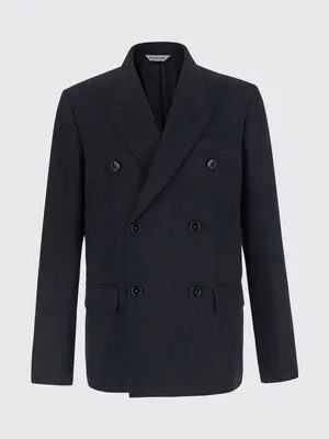 Balenciaga Double-breasted Wool Blazer With Classic Lapels