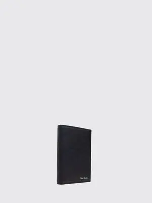 Paul Smith Calfskin Leather Bifold Wallet With Six Card Slots