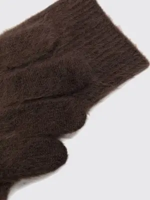 Soft Goat Classic Cashmere Gloves With Ribbed Cuffs