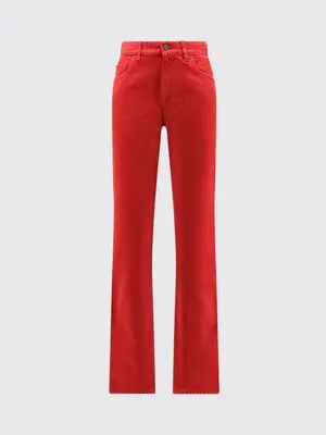 Chloé High-waisted Skinny Fit Cotton Denim Jeans - Red