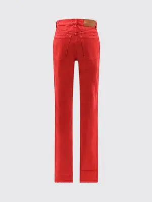 Chloé High-waisted Skinny Fit Cotton Denim Jeans - Red