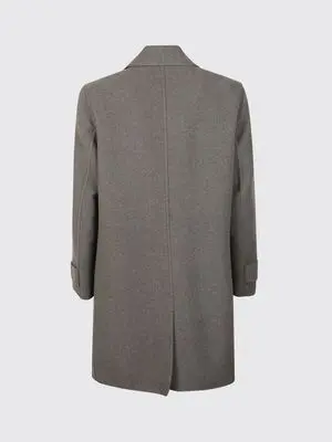 Eleventy Single-breasted Short Coat In Pure Wool With Classic Lapels And Patch Pockets