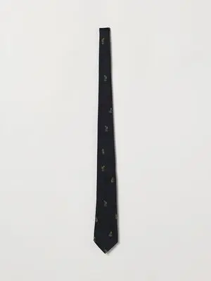 Paul Smith All-over Graphic Print Pure Silk Tie - Blue