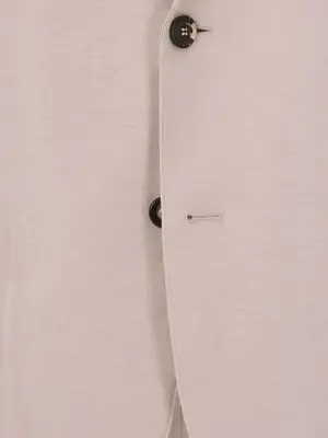 Eleventy Single-breasted Blazer In Wool And Technical Fabric With A Zipped Hooded Insert - Sand