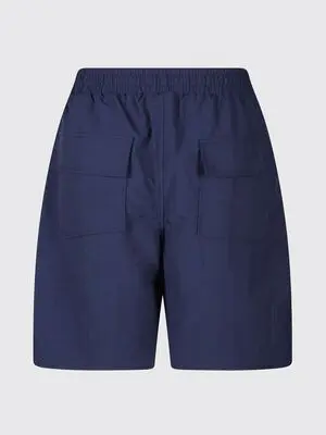 Rhude Polyester Drawstring Shorts With Contrast Logo - Navy
