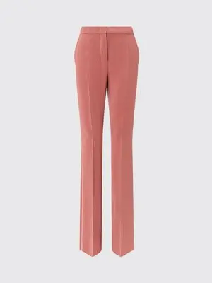 Max Mara Black Crêpe High-waisted Skinny Trousers - Red