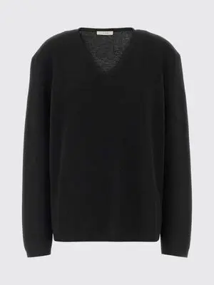 THE ROW Relaxed Fit V-neck Cashmere Jumper With Dropped Shoulders