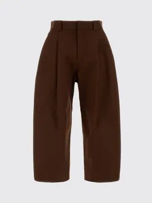 Balenciaga Wide-leg Cropped Cotton Trousers With Belt Loops