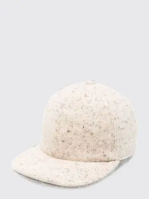 Fabiana Filippi Abstract Pattern Wool Blend Baseball Cap - Beige