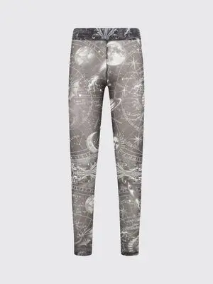 Philipp Plein High-waisted Skinny Leggings In Jersey With A Graphic Print