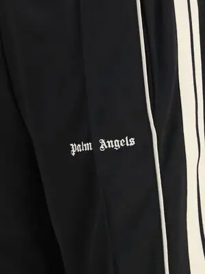 Palm Angels Contrast Embroidered Logo Technical Fabric Tracksuit Bottoms