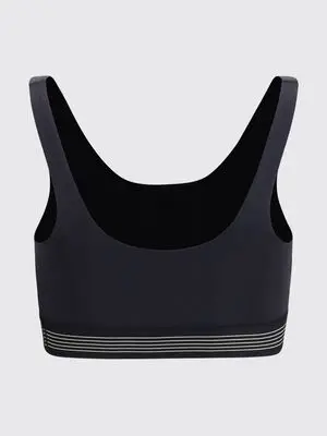 NEW BALANCE Cropped Sports Bra Top In Stretch Technical Fabric With Logo