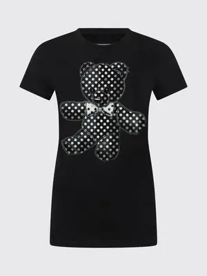 Philipp Plein Slim Fit T-shirt With Teddy Bear Print And Crystal Logo