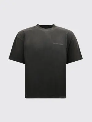 REPRESENT Crewneck Cotton T-shirt With Contrast Back Logo