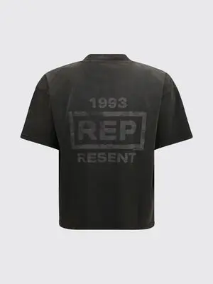 REPRESENT Crewneck Cotton T-shirt With Contrast Back Logo