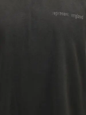 REPRESENT Crewneck Cotton T-shirt With Contrast Back Logo