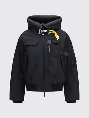 PARAJUMPERS Gobi Recycled Nylon Bomber Jacket With Hood And Hook - Black