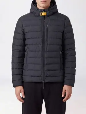 PARAJUMPERS Hooded Quilted Nylon Down Jacket With Zip Closure - Black