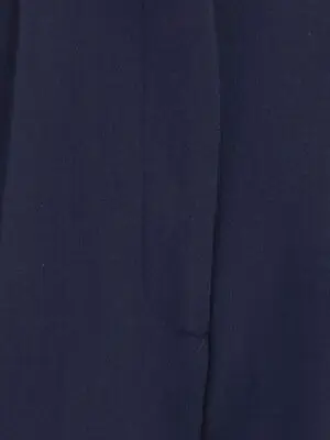 BLAZÉ MILANO High-waisted Wide Leg Wool Trousers With Pleats