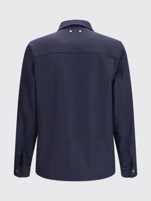 Jacob Cohen Wool Shirt Jacket With Patch Pockets And Buttons