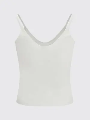 TOM FORD V-neck Pure Silk Top With Thin Straps