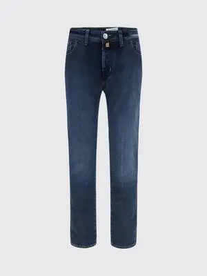 Jacob Cohen Slim Fit Five-pocket Cotton Denim Jeans - Blue